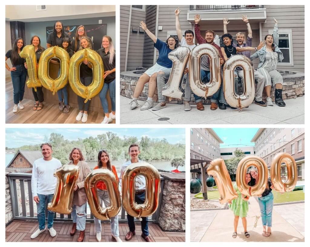 The 100% Club - Bringing 100% To Leasing Season - Cardinal Group